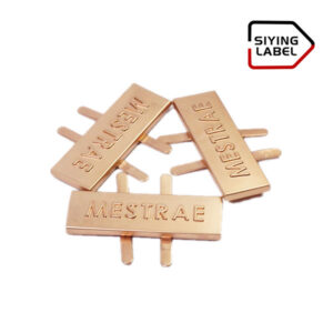 Shoe Metal Label Personalised Metal Tags On Shoe Laces : SIYING LABEL