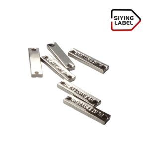 Small Metal Engraving Blanks Silver Name Tags:SIYING LABEL